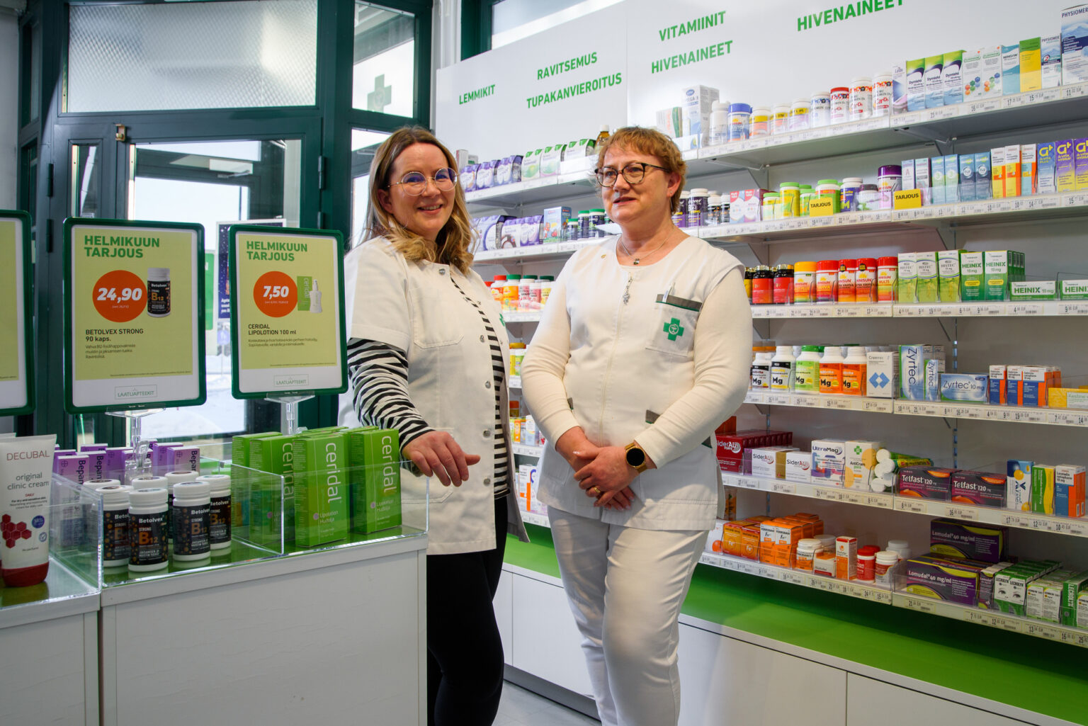 Apteekkari Miia Rouvinen: "Hyvä kun läksin kokeilemaan tätäkin"